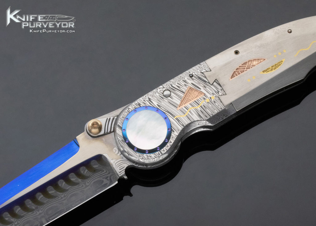 Michael Walker Custom Knife 2001 Sharkstooth Zipper Blade Lock - Knife ...