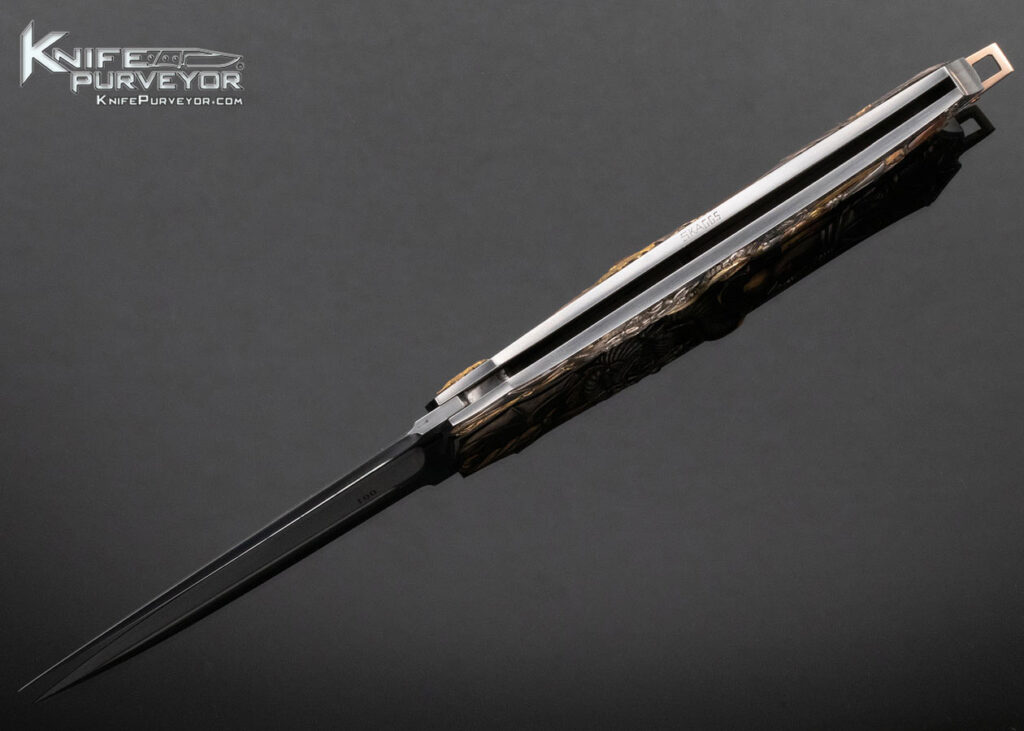 Warren Osborne Custom Knife "Wizard, Dragon and Princess" Lockback ...