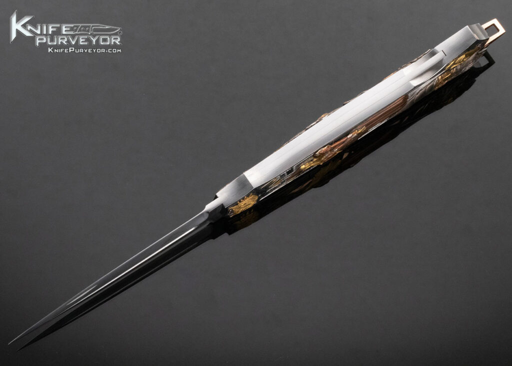 Warren Osborne Custom Knife "Wizard, Dragon and Princess" Lockback ...