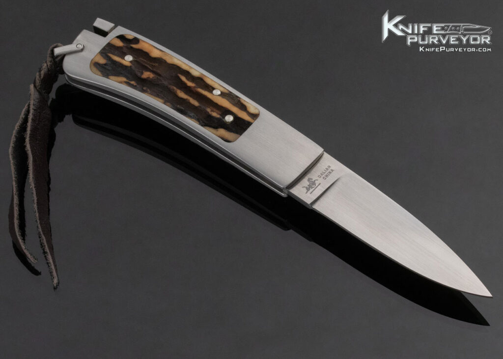 Cas Iberia Ron Lake Design Stag Interframe Tail Lock Production Knife ...