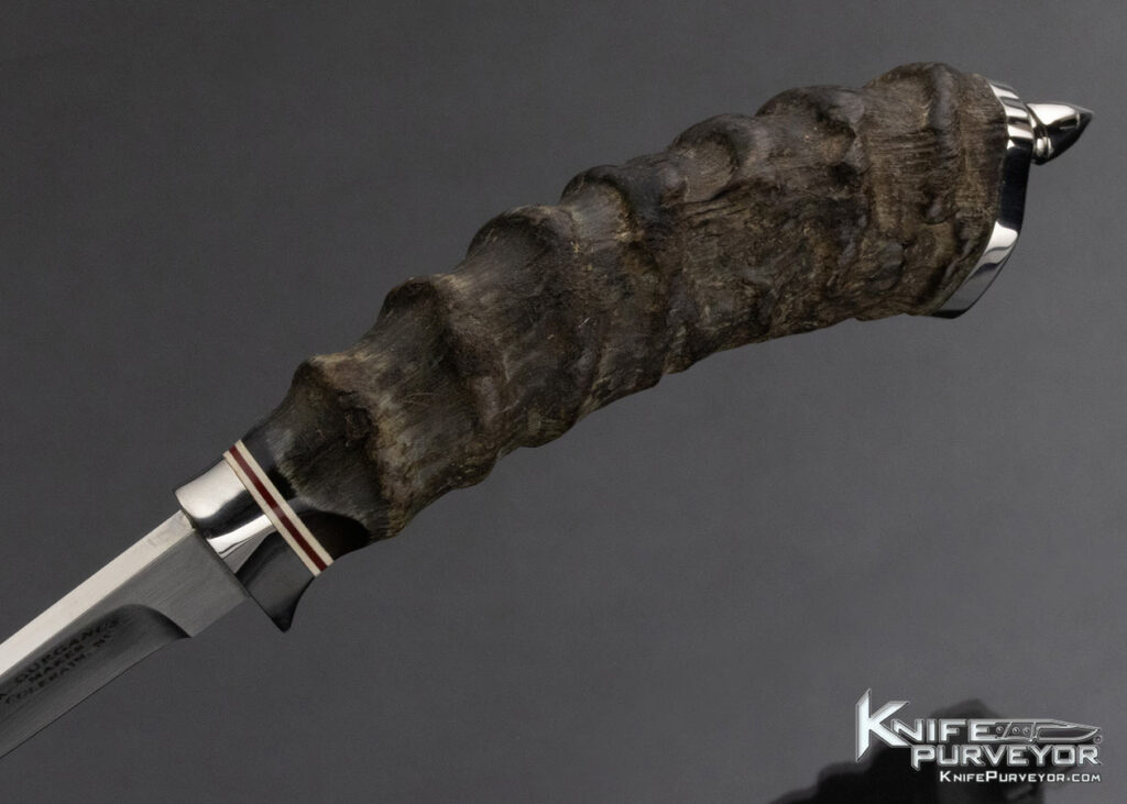 Melvin Gurganus Custom Knife Impala Horn Caper - Knife Purveyor