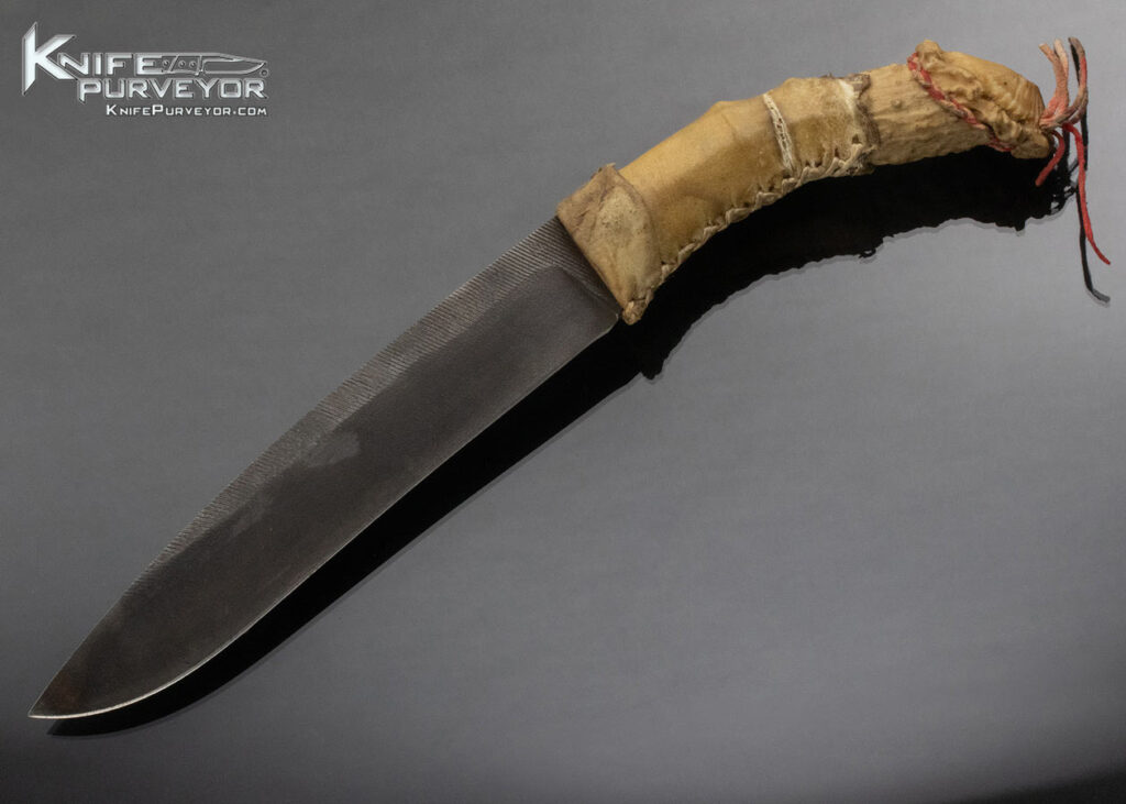 Daniel Winkler Custom Knife Forged Fixed Blade with Karen Shook Sheath ...