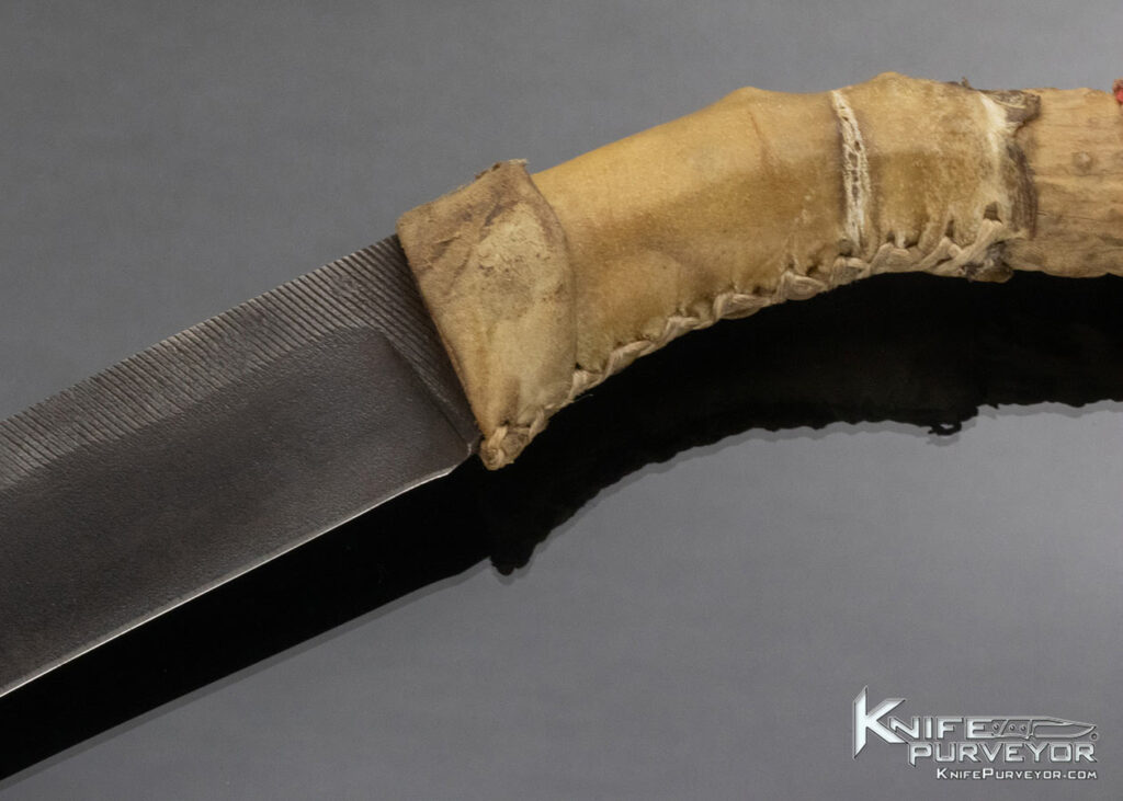 Daniel Winkler Custom Knife Forged Fixed Blade with Karen Shook Sheath ...