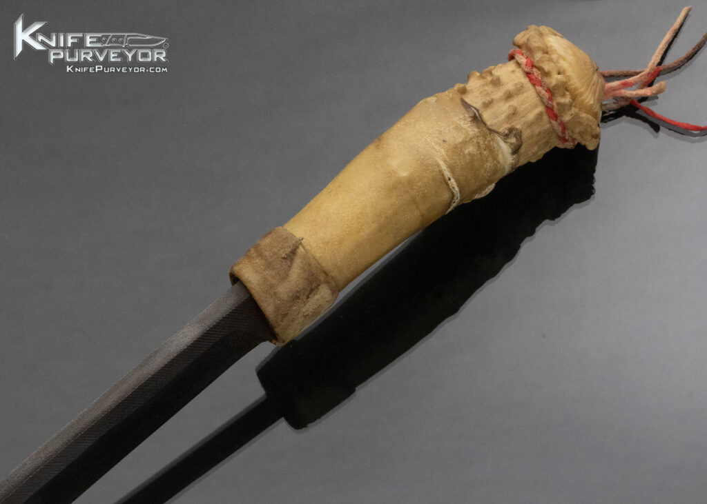 Daniel Winkler Custom Knife Forged Fixed Blade with Karen Shook Sheath ...