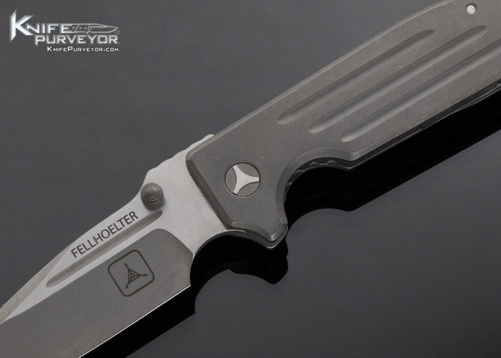 Brian Fellhoelter Custom Knife Titanium TAD Gear Dauntless Framelock - Knife Purveyor