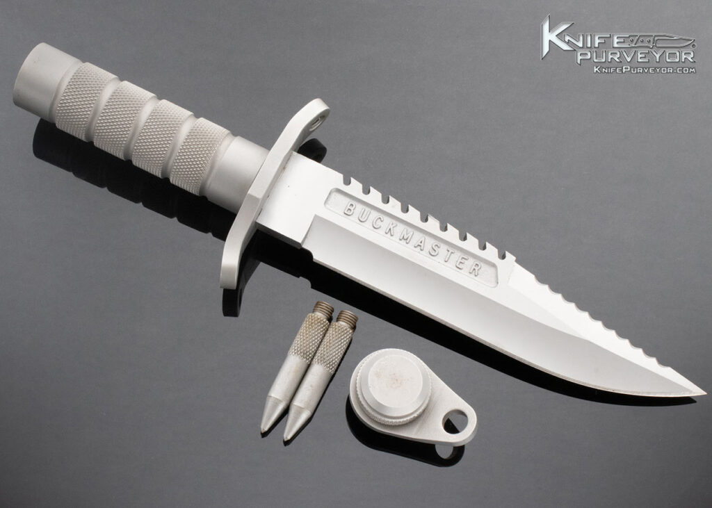 Buck Buckmaster 184 Survival Knife with Sheath Circa 1987- 1997 - Knife ...