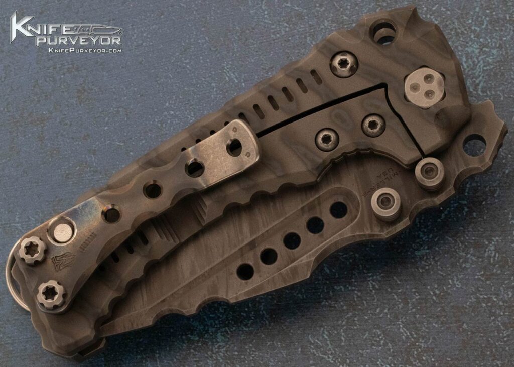 Miller Bros Blades Custom Knife Custom T-1 Folder, Nov 2021, Z-Wear Pm ...