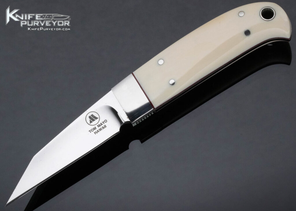 Tom Mayo Custom Knife Fixed Blade with Sheath - Knife Purveyor