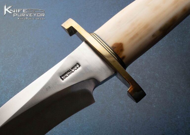 Randall Custom Knife Fossilized Walrus Artifact Model 11 "Large ...