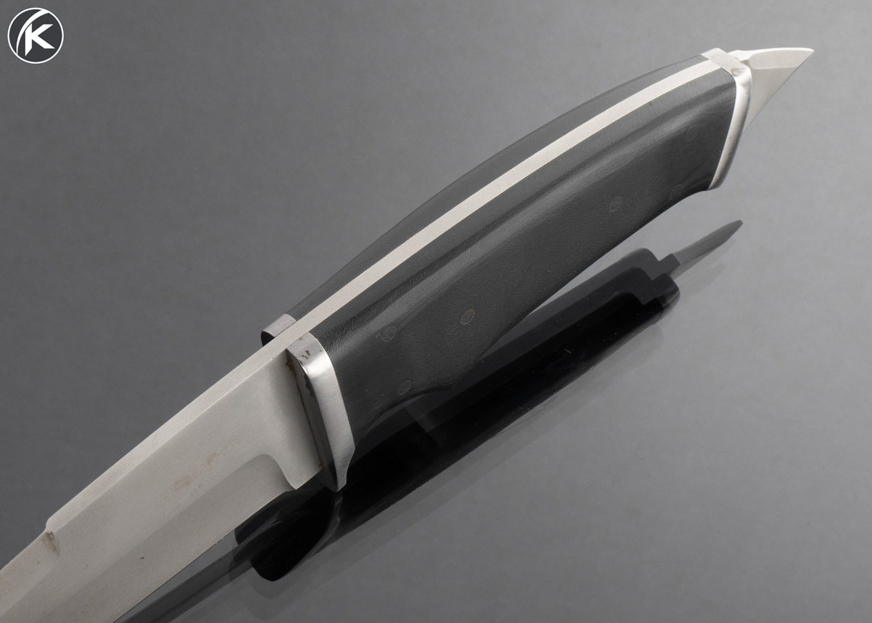 Gil Hibben Custom Knife Stellite and Micarta "Shiv" - Knife Purveyor