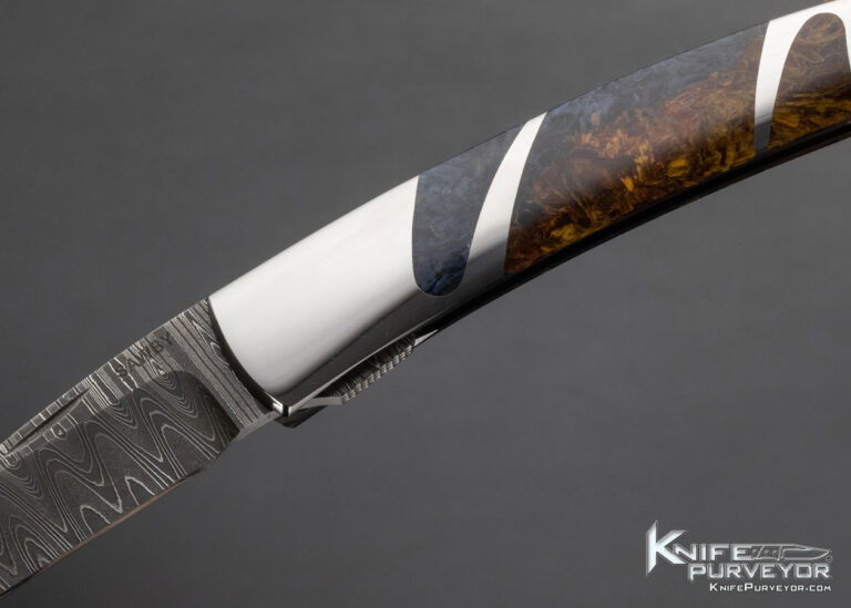 Scott Sawby Custom Knife Mike Norris Stainless Damascus and Pietersite ...