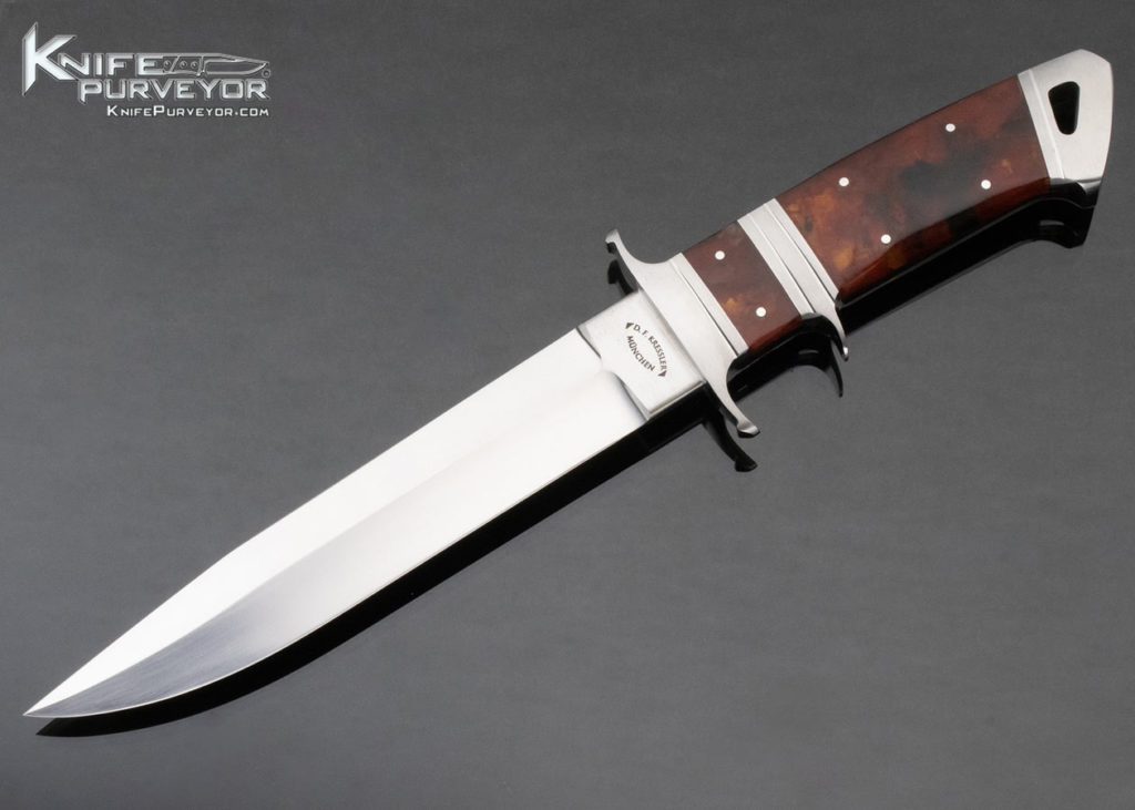 Dietmar Kressler Custom Knife 2022 Arts in Metal Baltic Gem Grade Amber ...