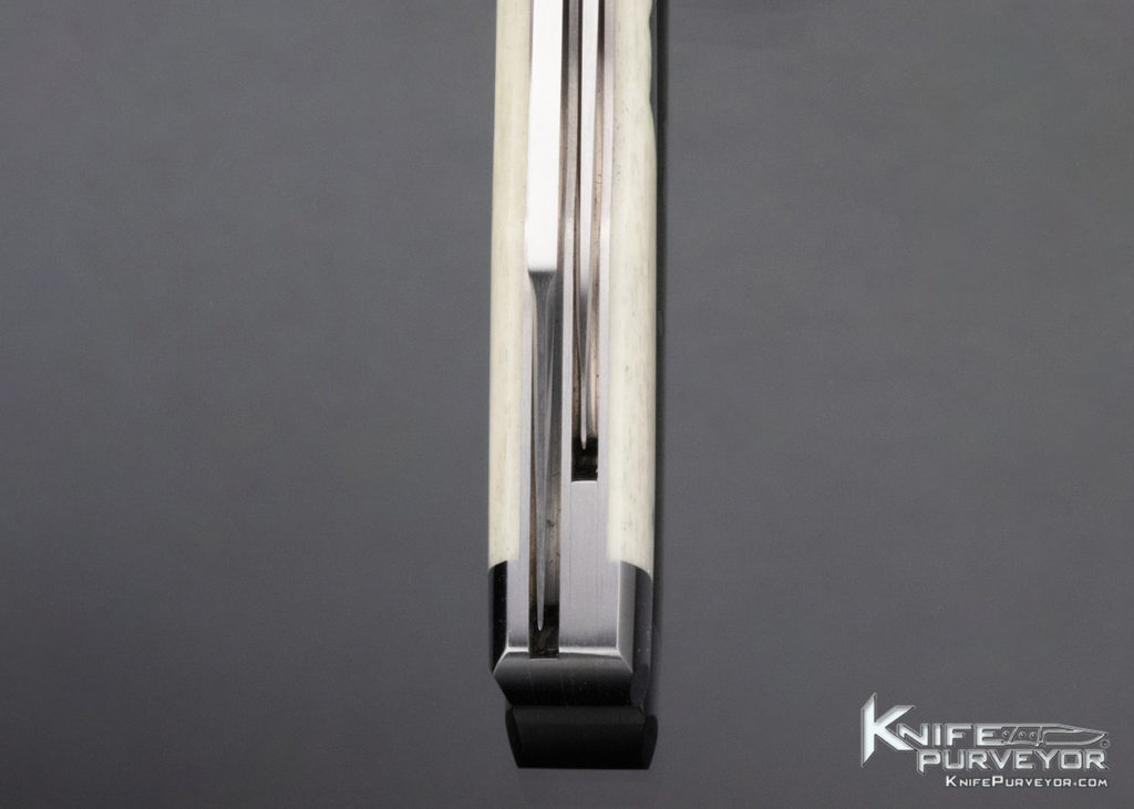 Reese Bose Custom Knife Two Bladed Giraffe Bone Gunstock Slipjoint # 6 ...