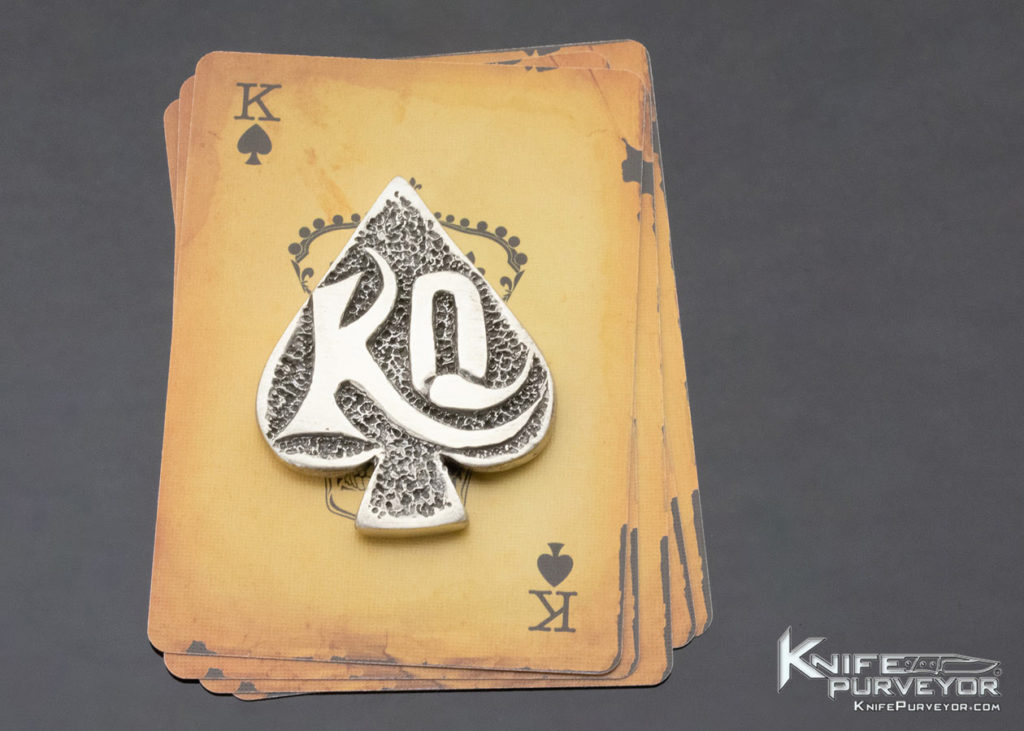 SterlingWerx Custom Art 41 Gram Sterling Silver Poker Card Guard ...