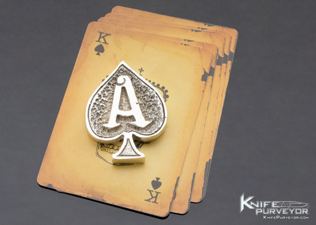 SterlingWerx Custom Art 70 Gram Sterling Silver Poker Card Guard ...