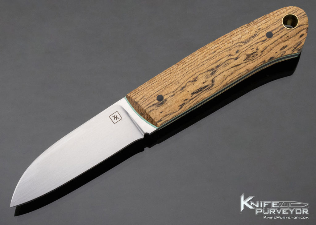 Neal Green Custom Knife Bocote Wood Dyno Fixed Blade - Knife Purveyor