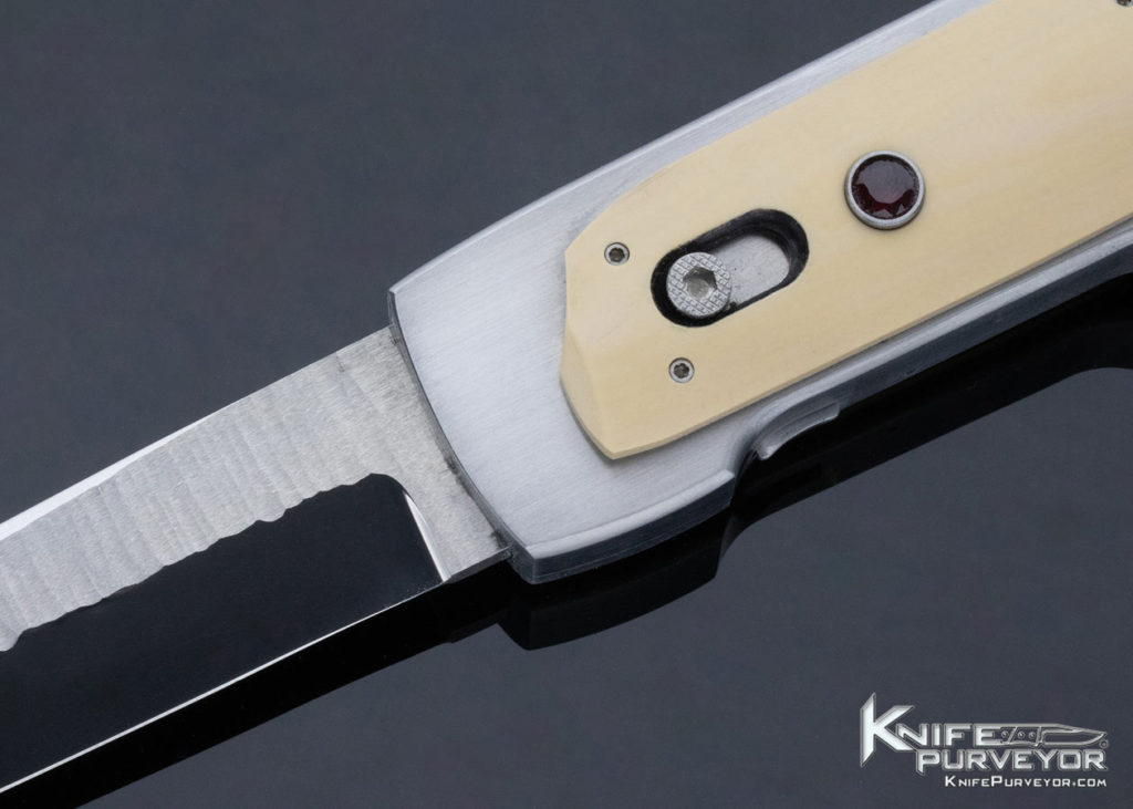 Reese Weiland Custom Knife Large "ATAC" OTF Micarta Single Action ...