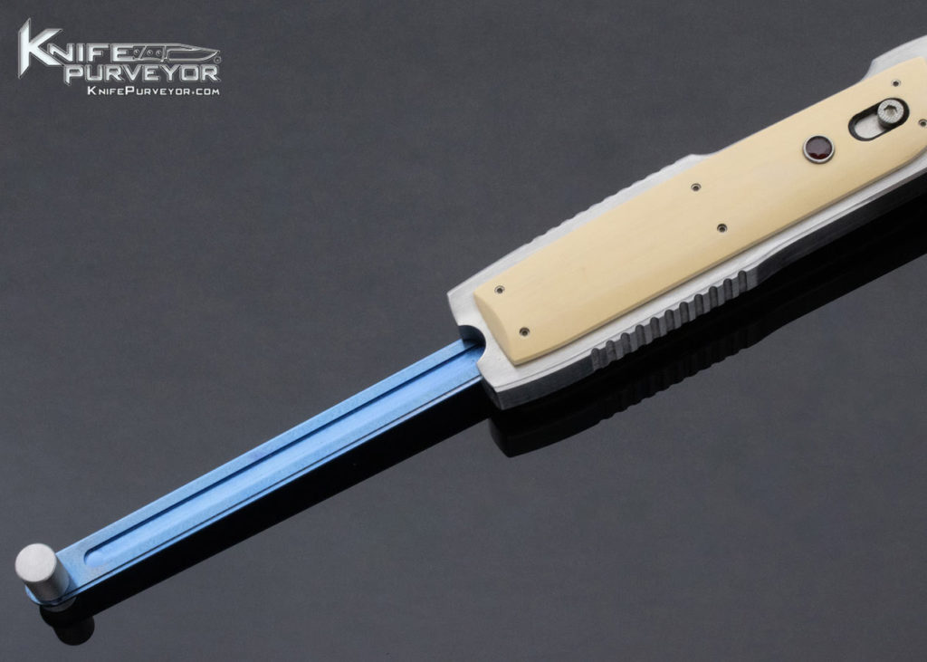 Reese Weiland Custom Knife Large "ATAC" OTF Micarta Single Action ...