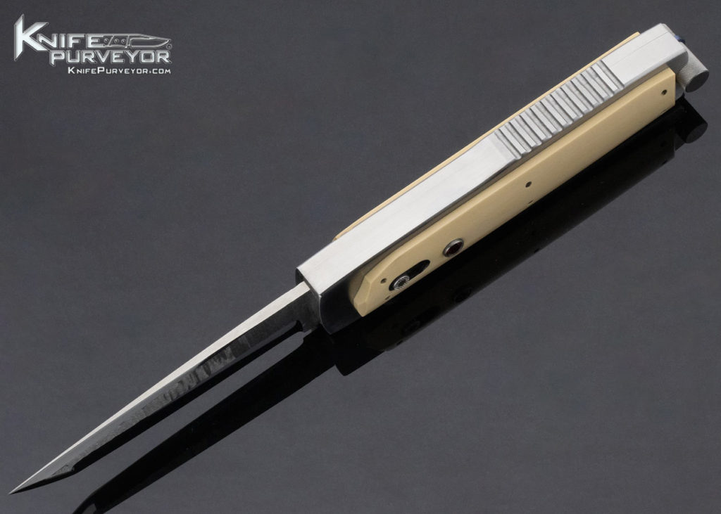 Reese Weiland Custom Knife Large "ATAC" OTF Micarta Single Action ...