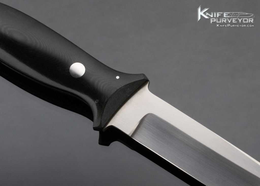 Bob Lum Custom Knife Black Micarta "Stalker" - Knife Purveyor