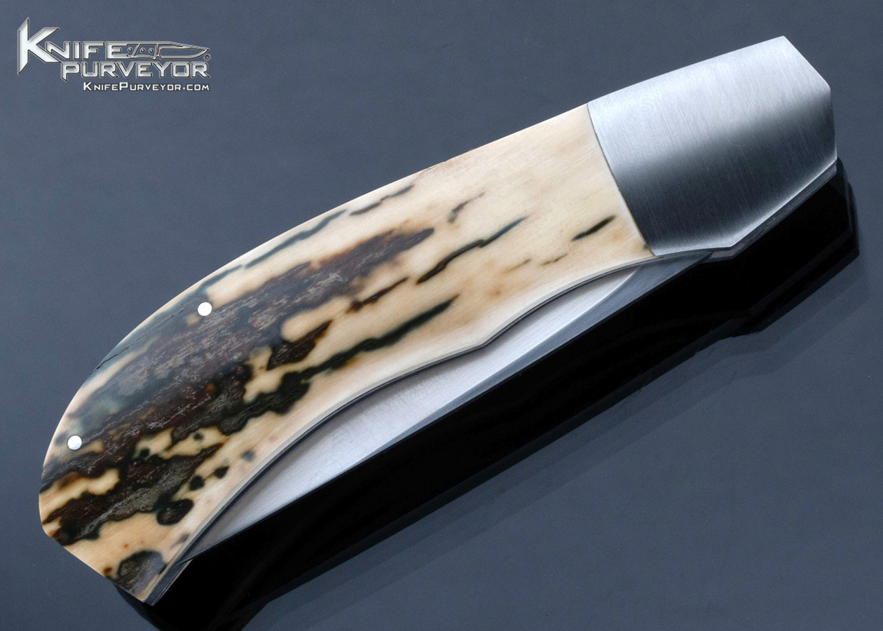 Ron Gaston Custom Knife Mammoth Slip Joint w Half Stop - Knife Purveyor