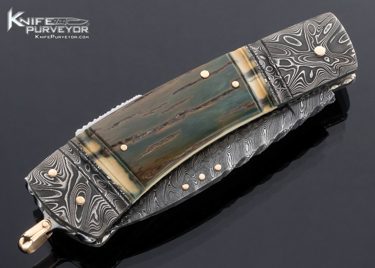 Kay Embretsen Custom Knife Sole Authorship Multibar Mosaic Damascus and ...