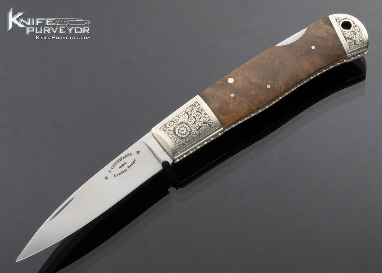Frank Centofante Custom Knife Simon Lytton Engraved Loveless Design ...