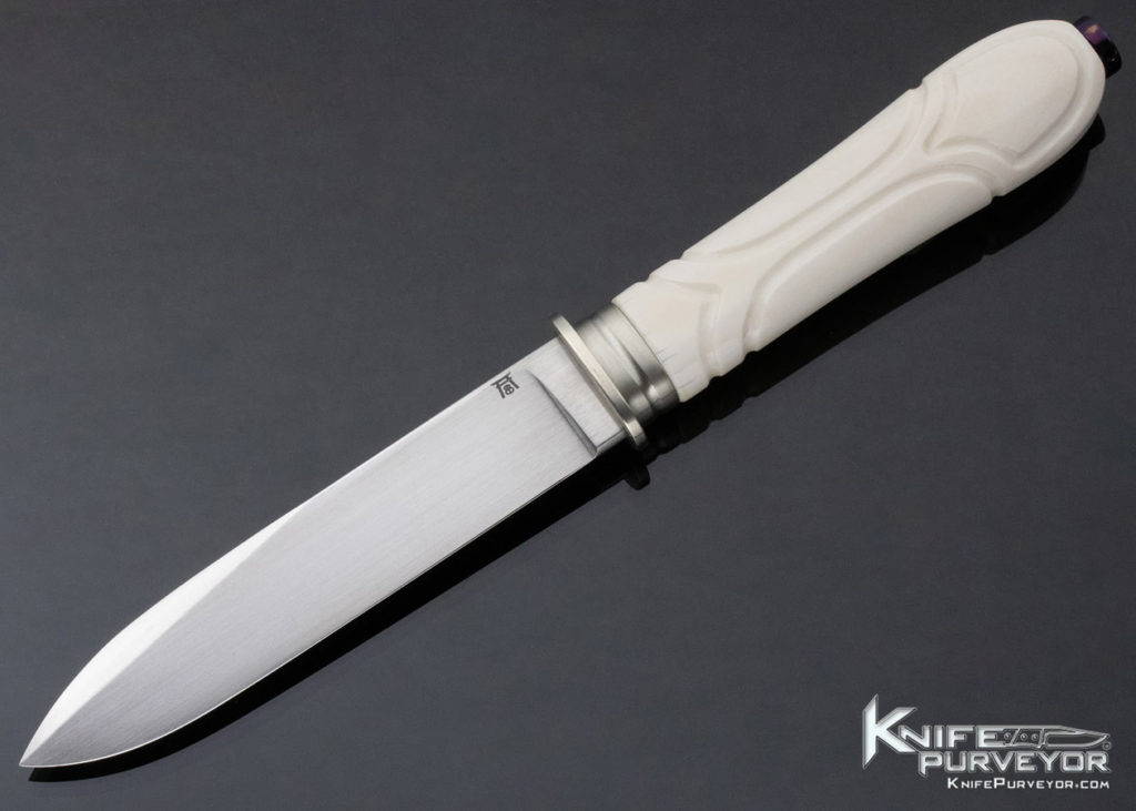 Bailey Bradshaw Custom Knife Fluted Mammoth California Dagger with ...