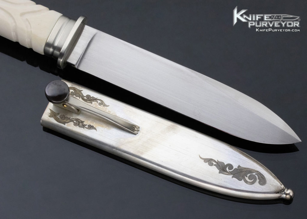 Bailey Bradshaw Custom Knife Fluted Mammoth California Dagger with ...