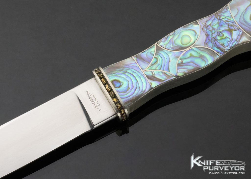 Jim Hardenbrook Custom Knife Abalone and Steel Wrapped California ...