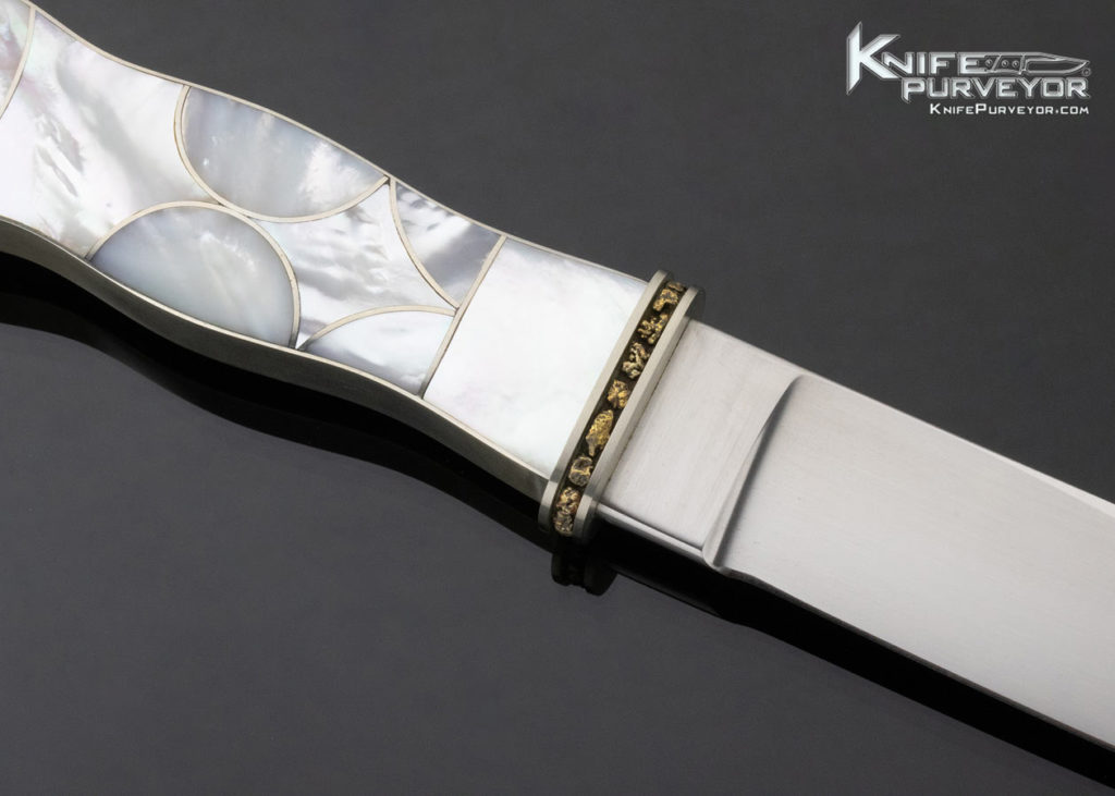 Jim Hardenbrook Custom Knife Abalone and Steel Wrapped California ...