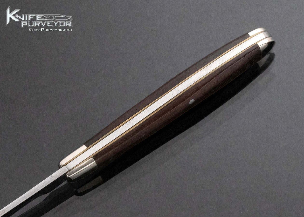 Bill Bagwell Custom Knife Sole Authorship Damascus Double Bolstered ...