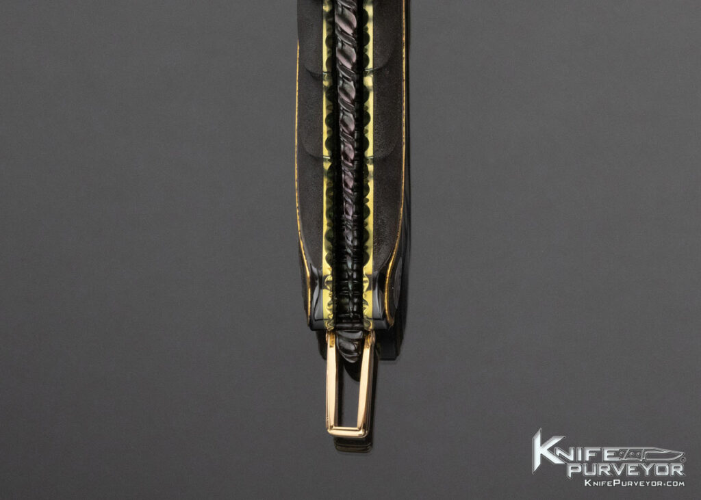 Van Barnett Custom Knife Sole Authorship Engraved and Damascus ...