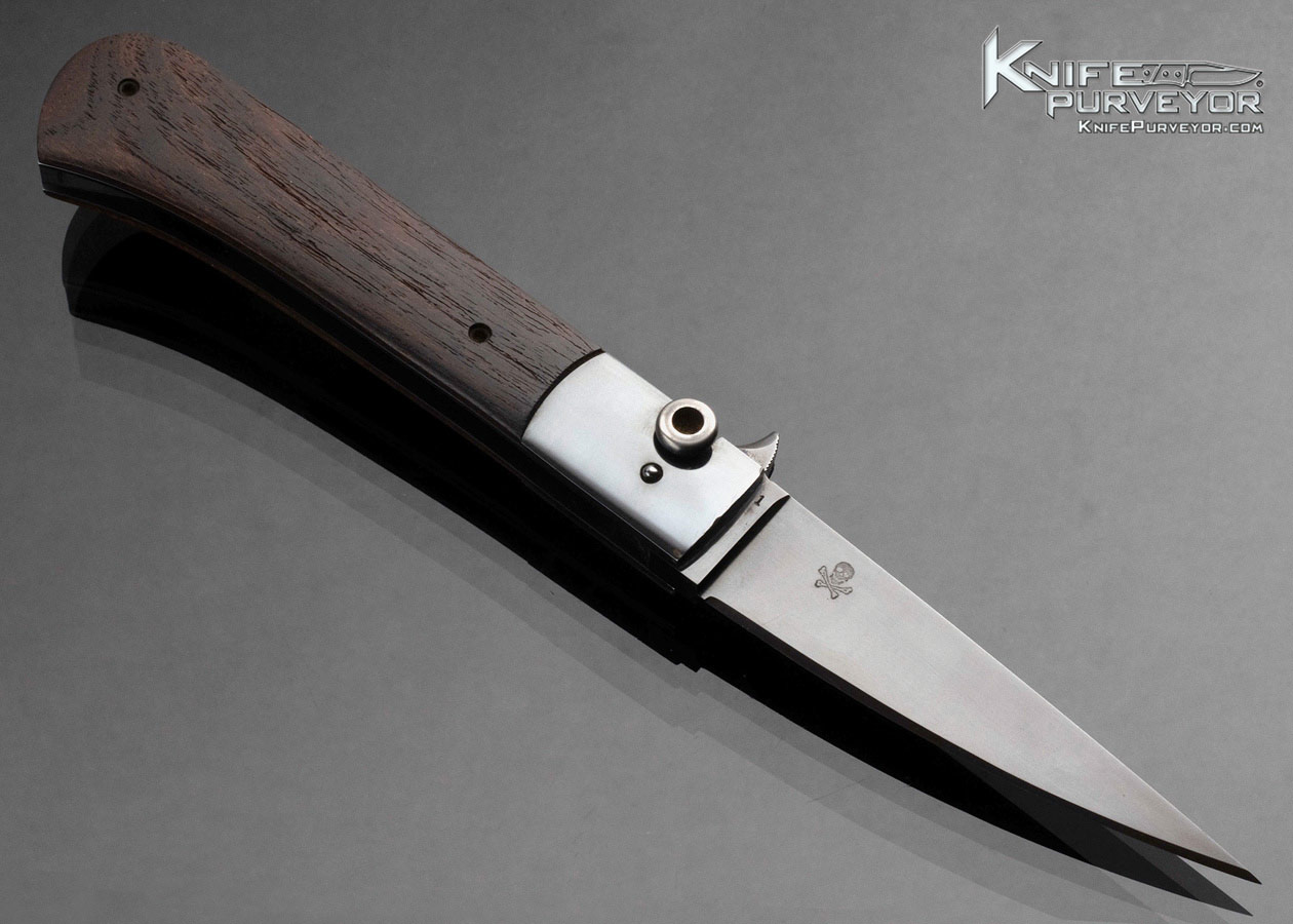Paul Fox Custom Knife Desert Ironwood Toggle Lock - Knife Purveyor