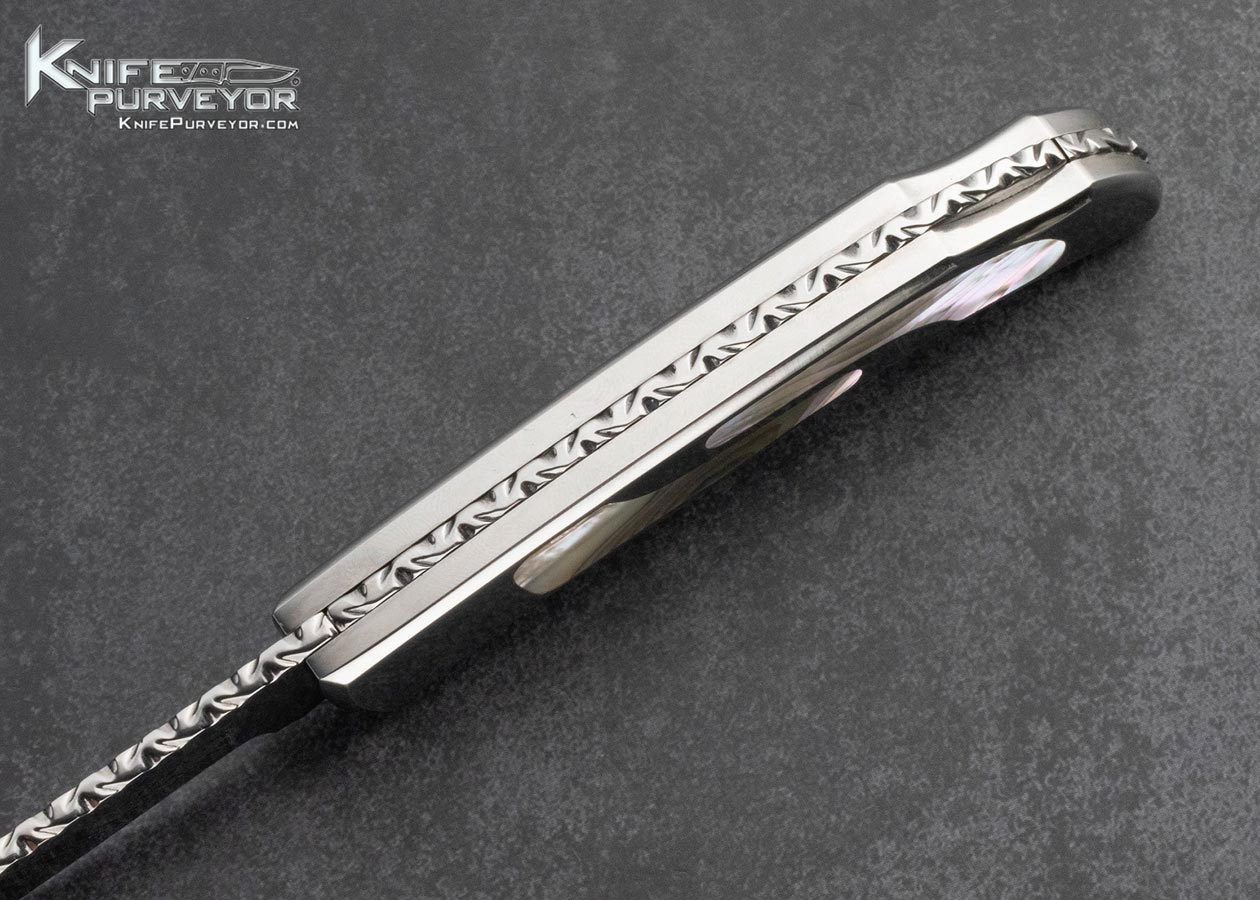 Bill Duff Custom Knife Abalone Lockback - Knife Purveyor