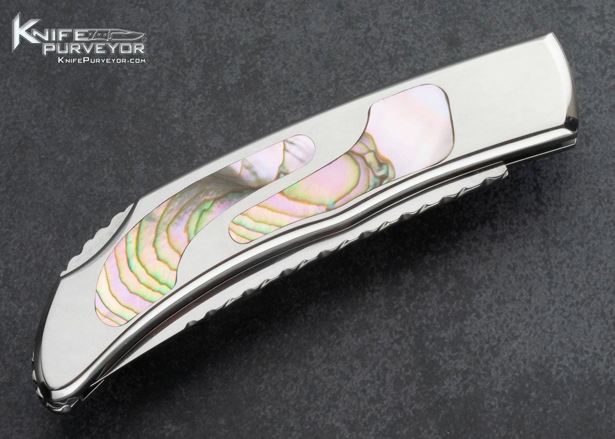 Bill Duff Custom Knife Abalone Lockback - Knife Purveyor