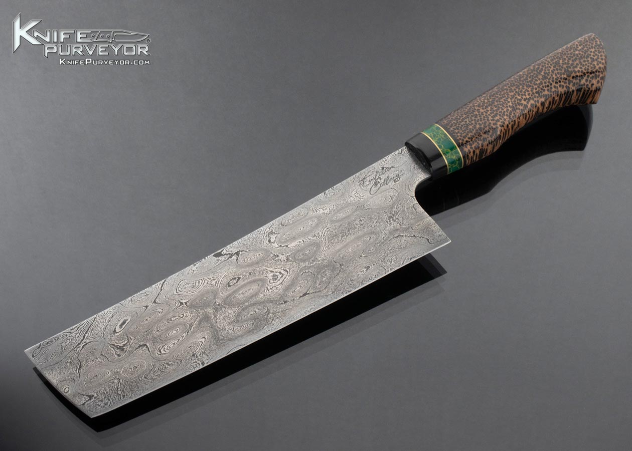 Dan Tompkins Evolution Cutlery Custom Knife Sole Authorship Damascus ...