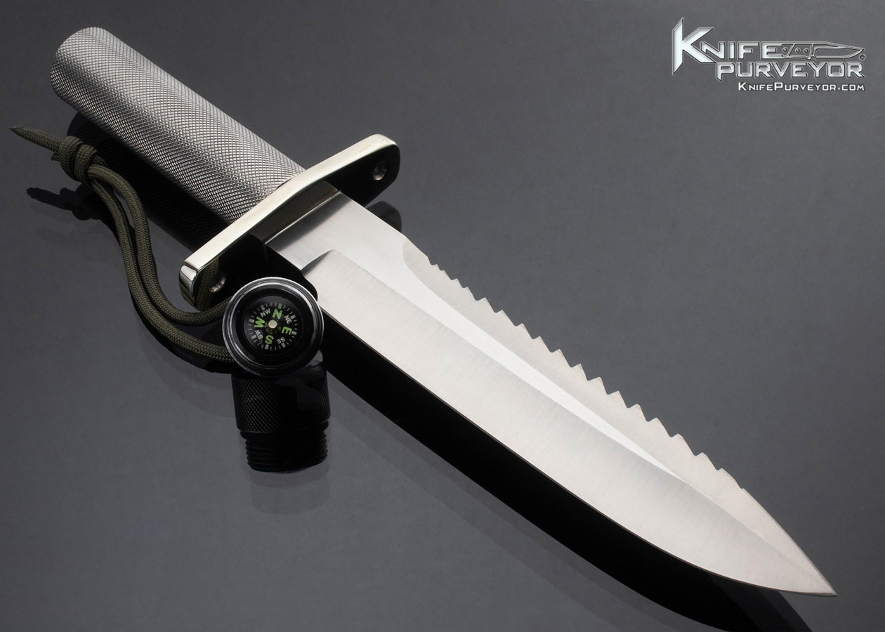 Colin Cox Custom Knife Model 8 Survival with Compass - Knife Purveyor