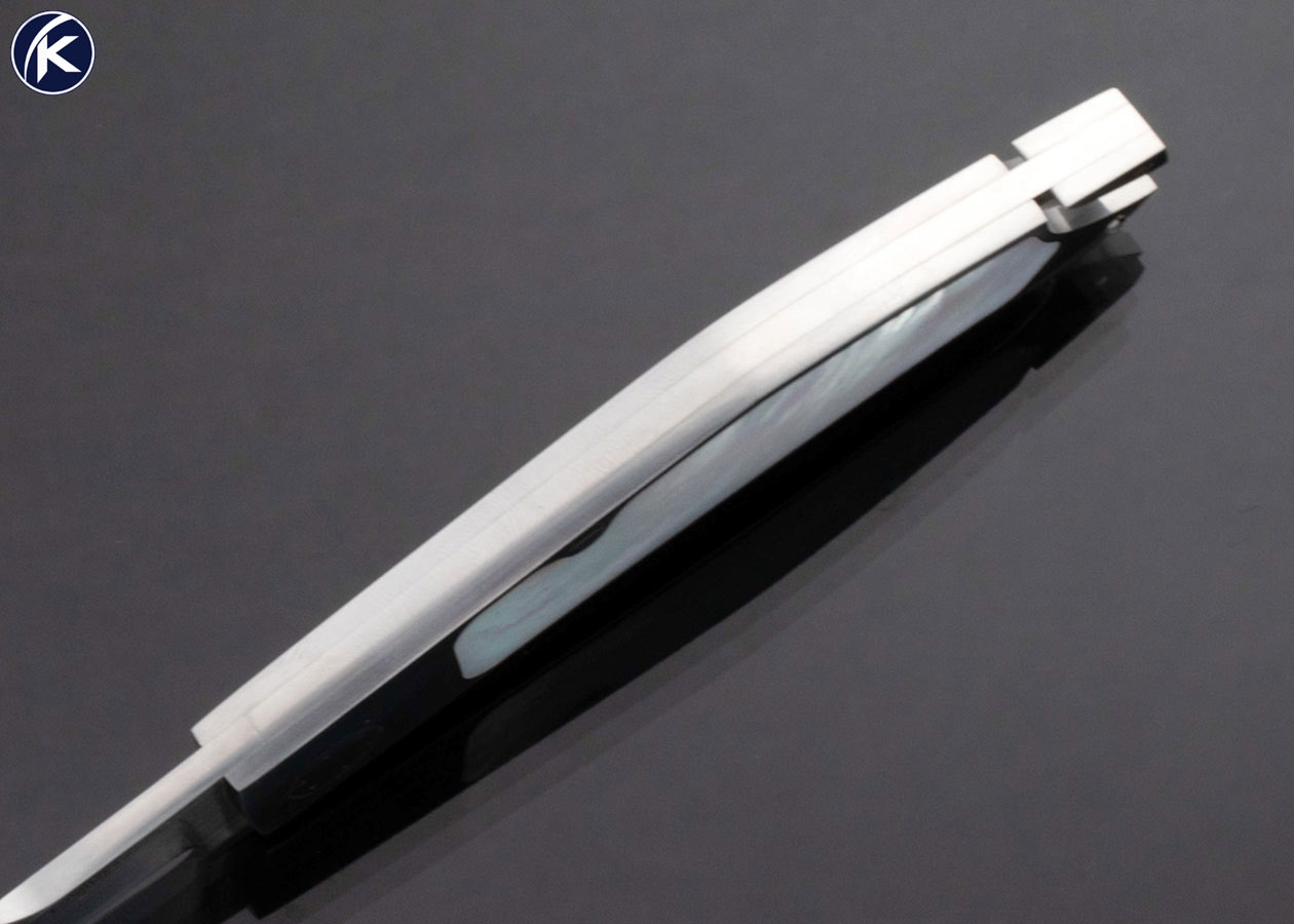 Emmanuel Esposito Custom Knife Mother of Pearl Prototype Tail Lock ...