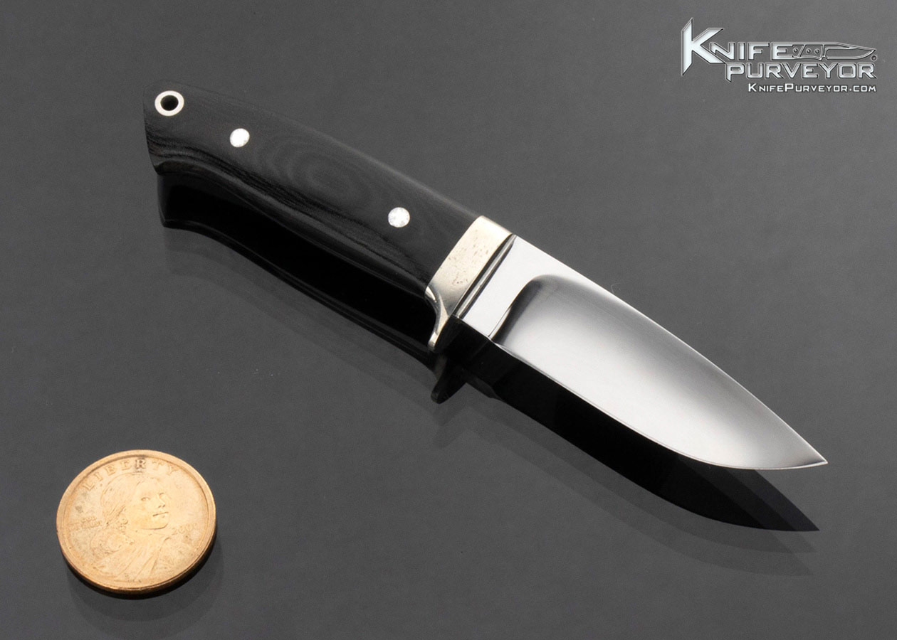 W.C. Davis Custom Knife Gent's Size Bob Loveless Drop Point Hunter ...