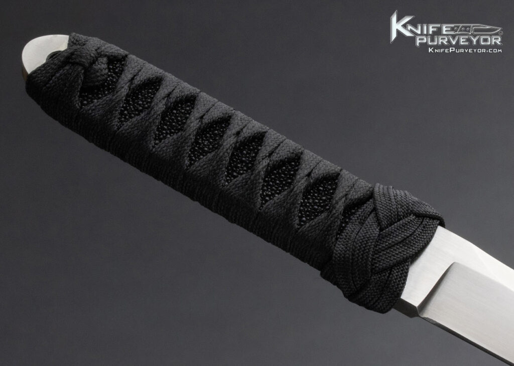 Unknown Custom Knife Cord Wrapped Stingray with Kydex Sheath - Knife Purveyor