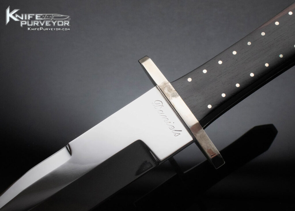 Alex Daniels Custom Knife Desert Ironwood Bowie with Sheath - Knife ...