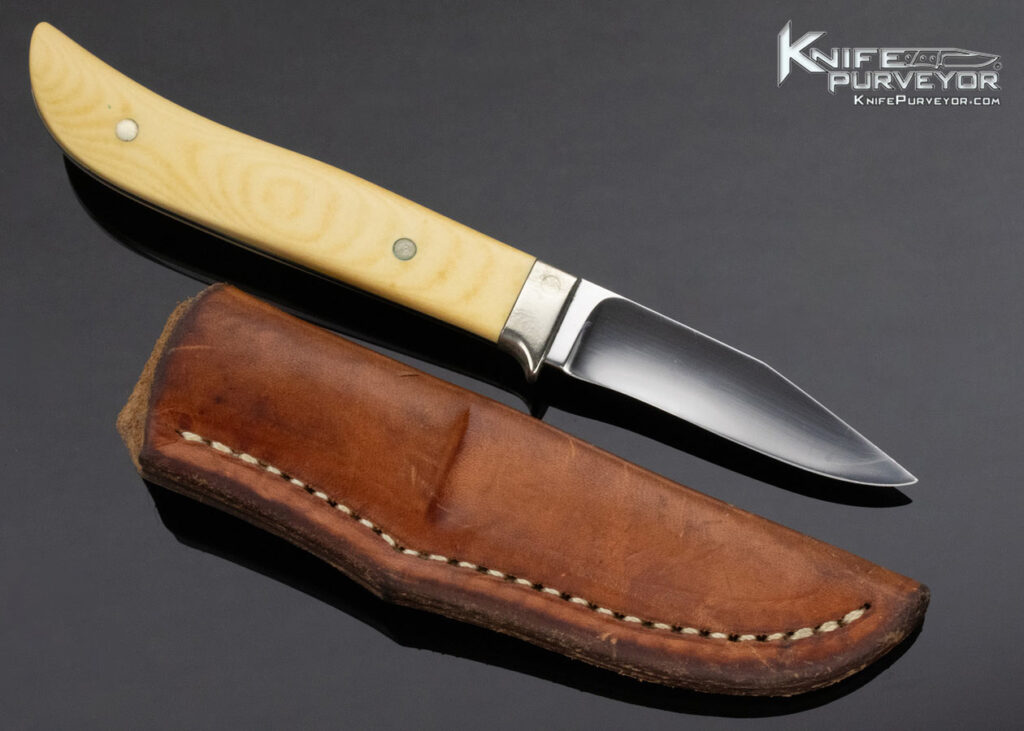 SR Johnson Custom Knife Late 70s Prototype Micarta "Whittler" - Knife ...